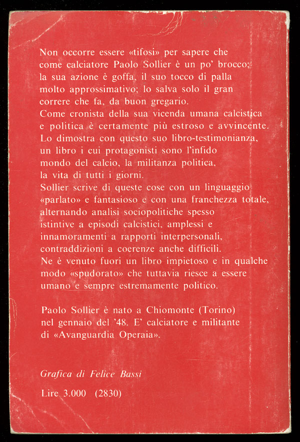 Calci e sputi e colpi di testa – L'Arengario Studio Bibliografico Calci e sputi e colpi di testa – L'Arengario Studio Bibliografico